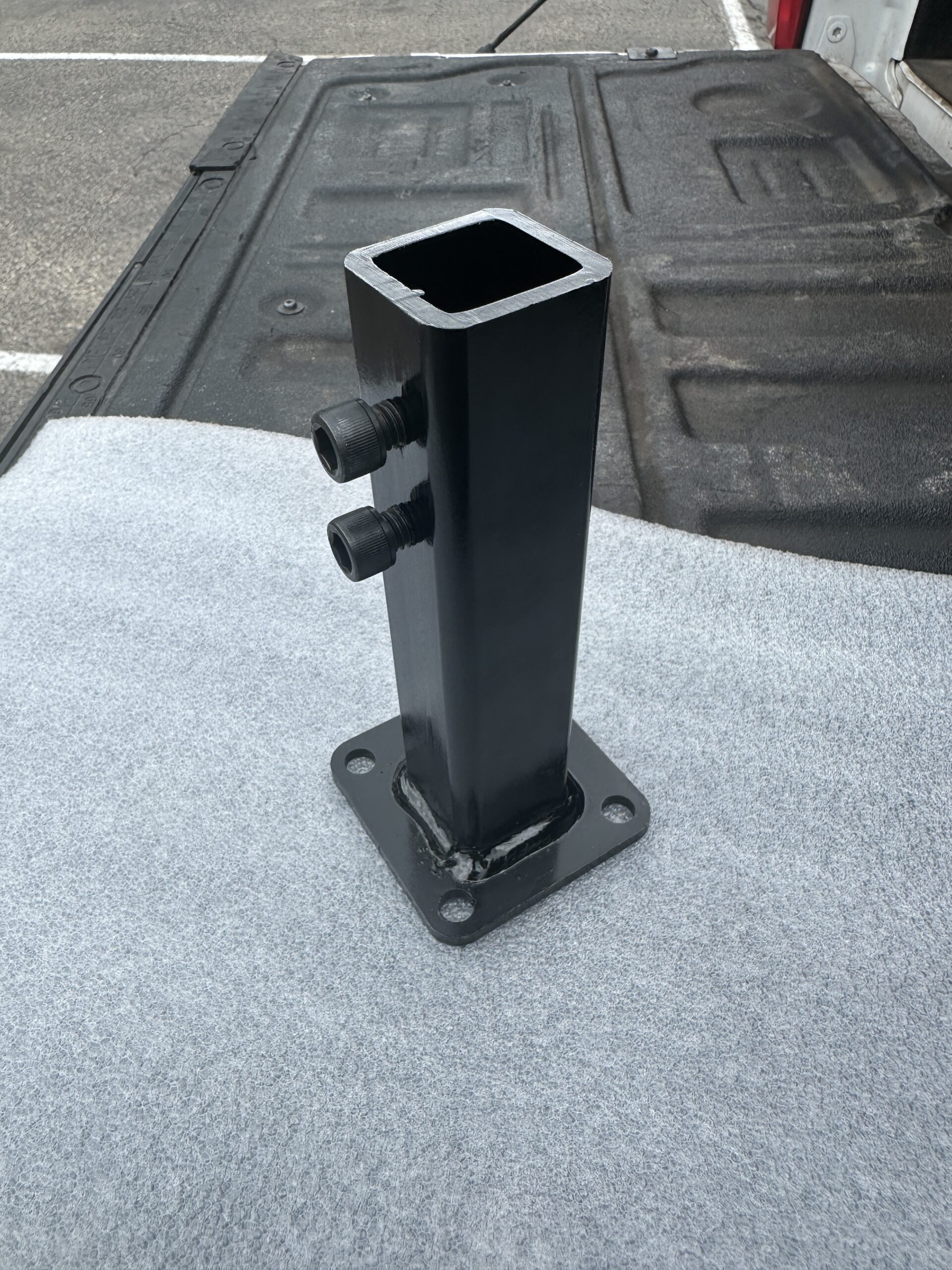 6.5 Inch Slip Fit Railing Repair Bracket. No Welding, Laser Cut Base ...